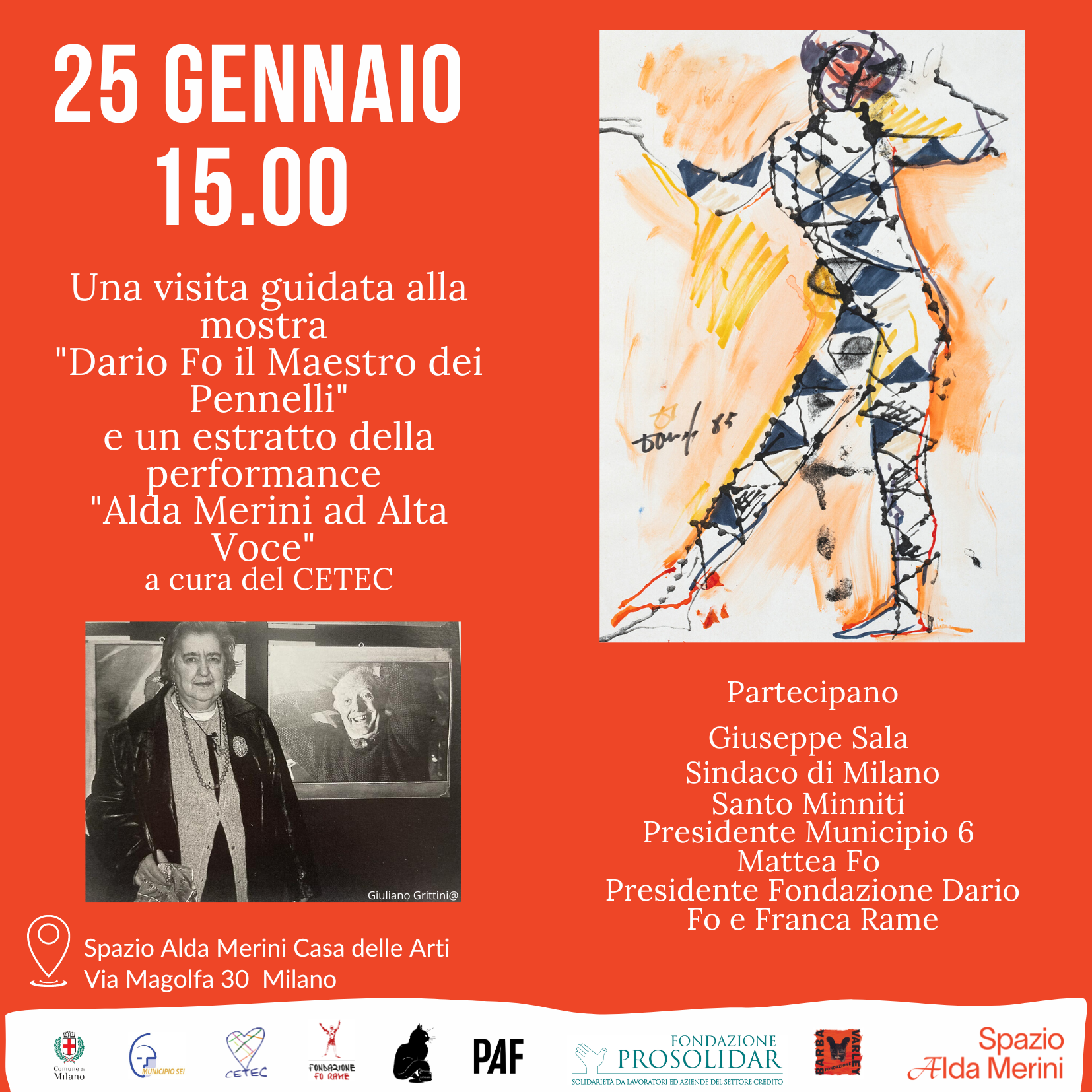 Visita guidata alla mostra “Dario Fo il Maestro dei Pennelli” – CETEC ...